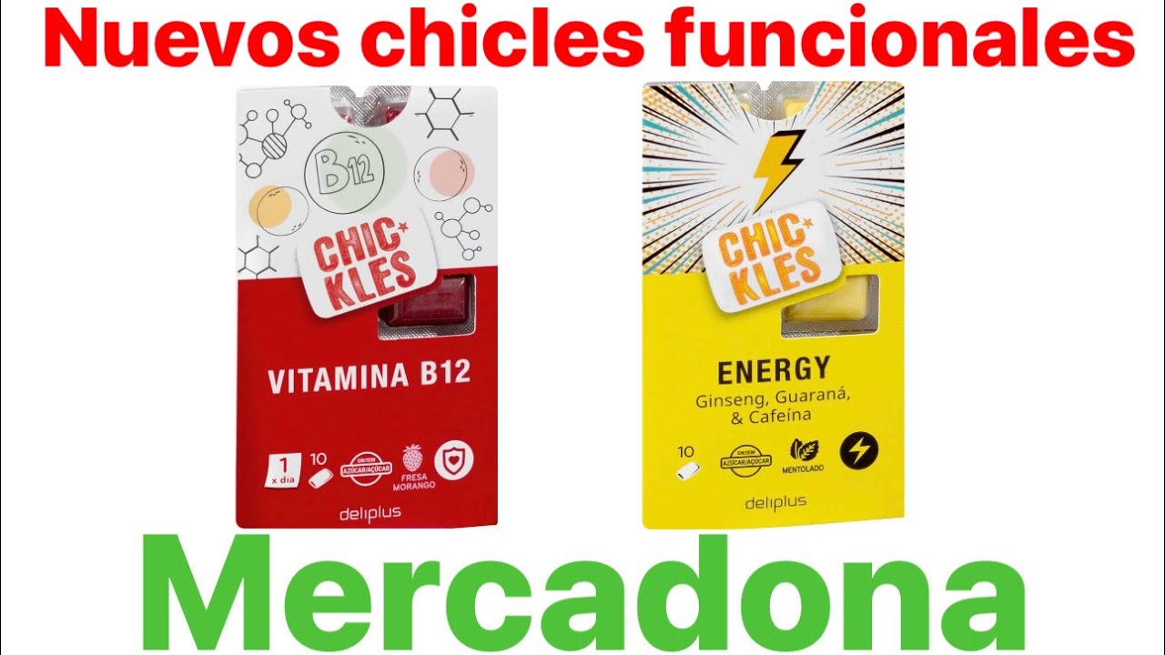 Chicles Mercadona Energy: beneficios y variedades | DHARA Comunicación